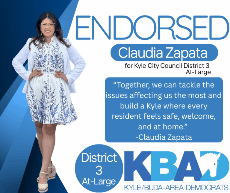 Claudia Zapata for Kyle City Council District 3 At Large - KBAD - Kyle ...